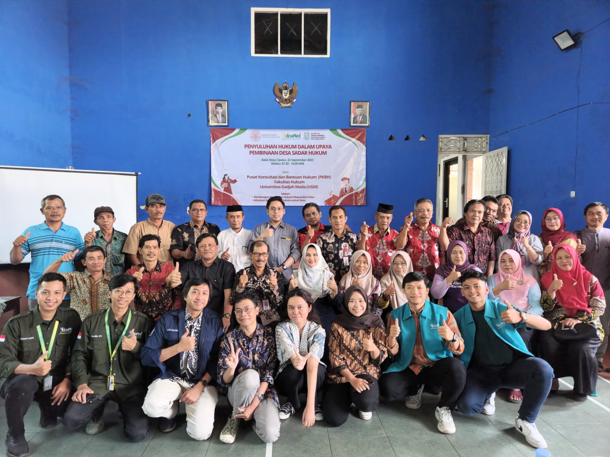 Kolaborasi Fakultas Hukum dengan Desamind Indonesia di Desa Cipaku ...