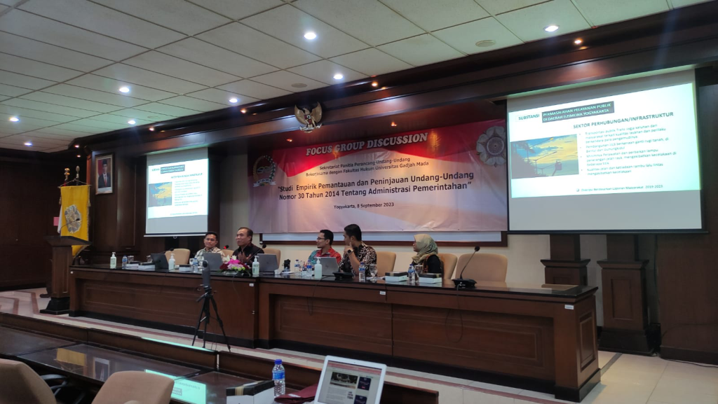 FH UGM dan DPD RI Diskusikan UU Administrasi Pemerintahan – Fakultas ...